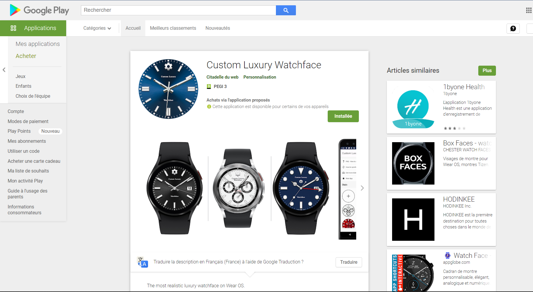 Custom Luxury Watchface